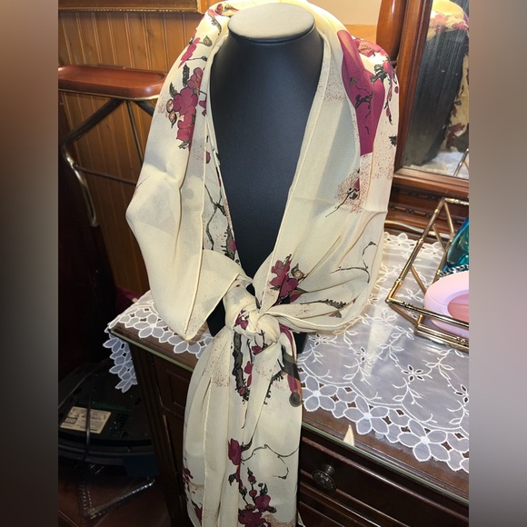 Zazou | Accessories | Zazou Luxe Silk Scarf | Poshmark